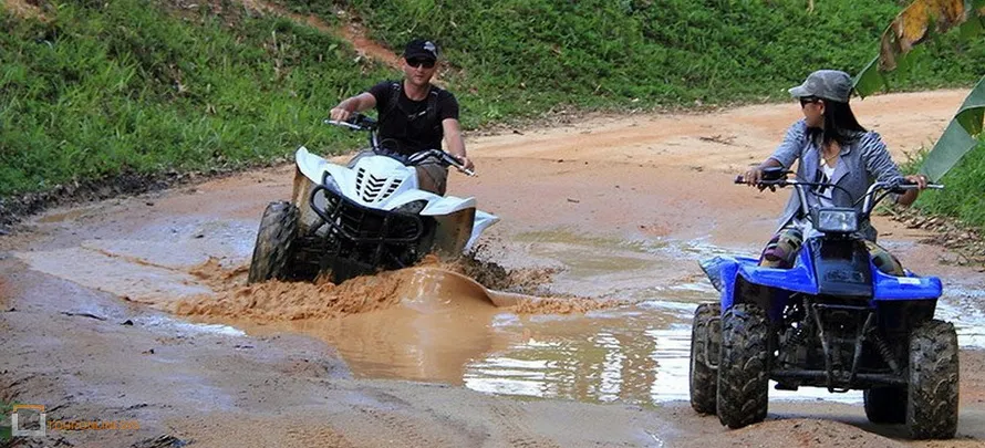Samui ATV Tour, 4 Hours Dual Quad Bike- XQuad-Samui Samui Trips